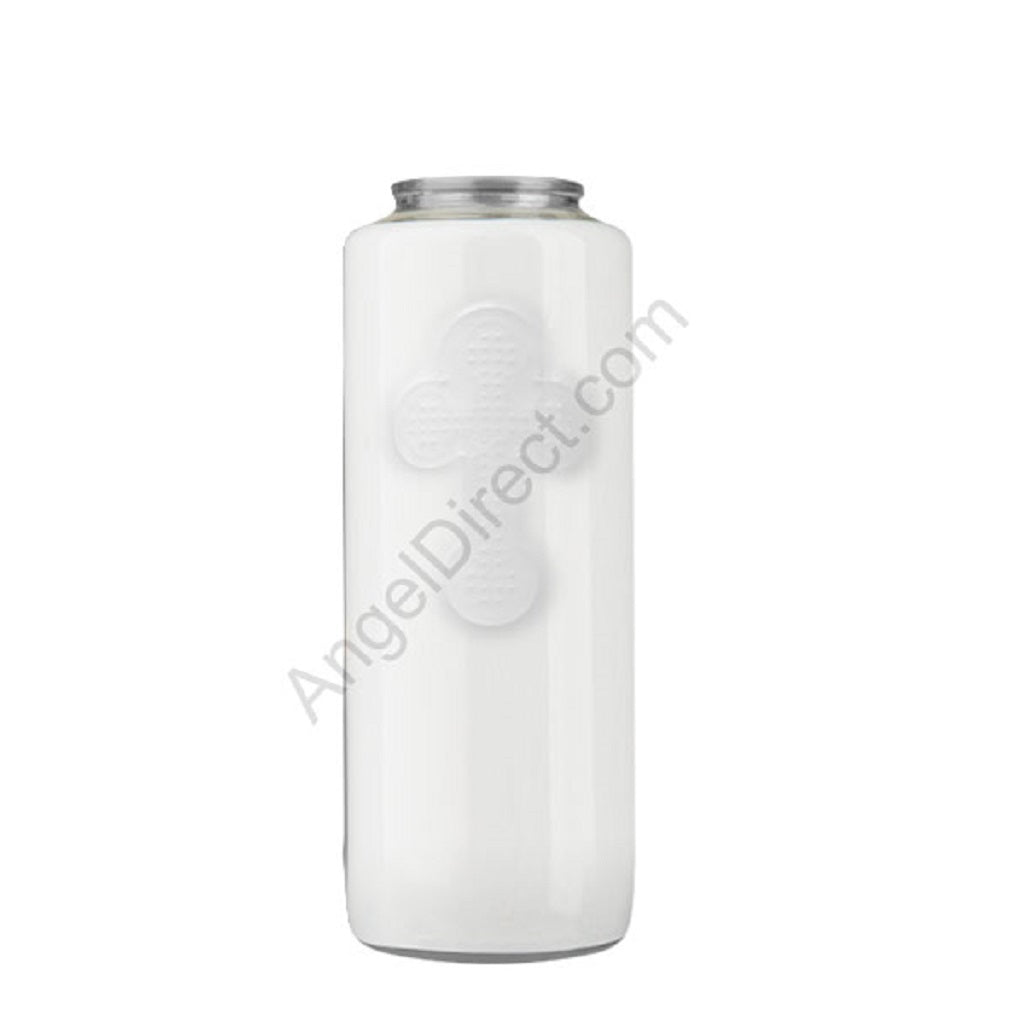 Dadant Candle No. 4 Clear, 6 Day, Glass Devotional Candle - Case of 12 ...