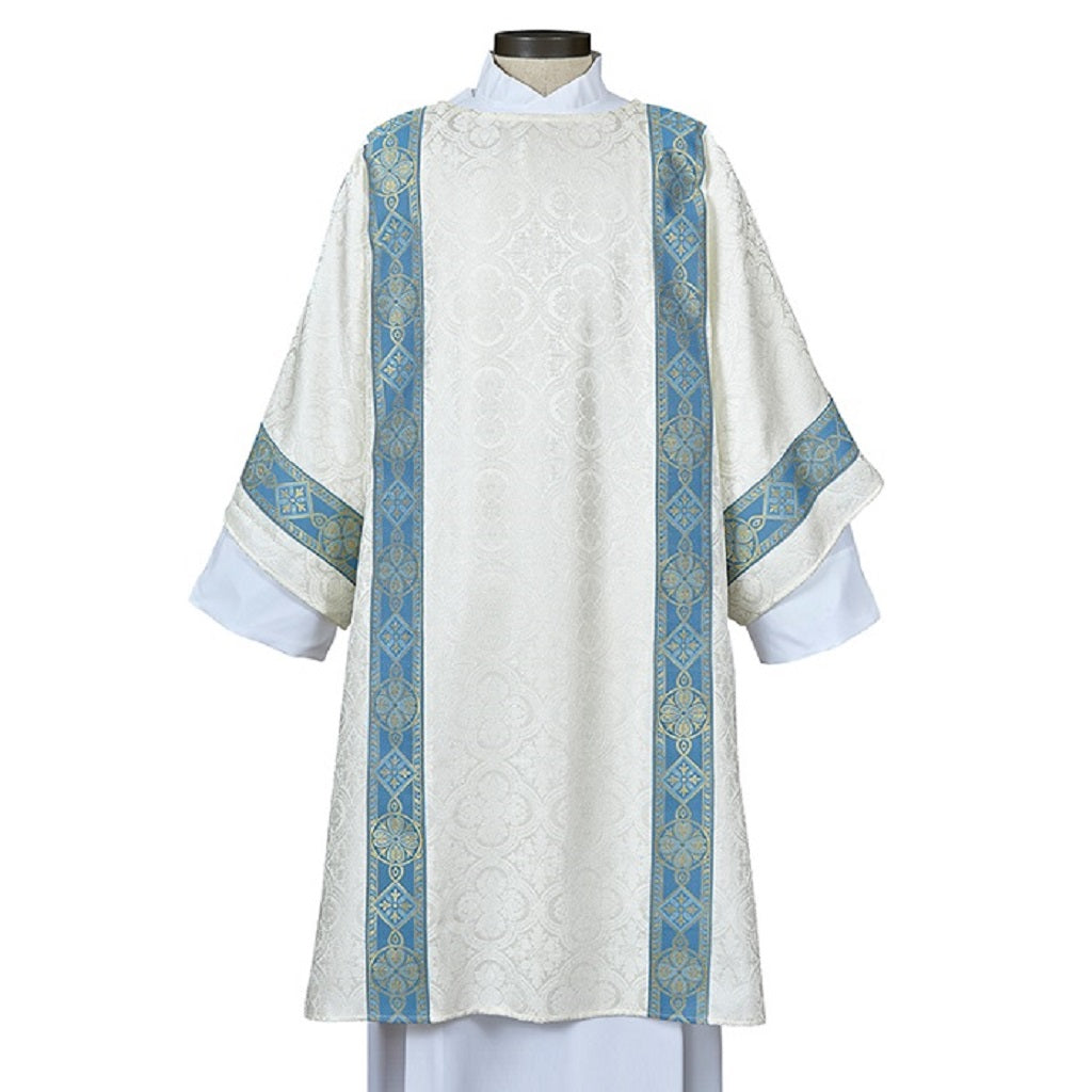 R.J. Toomey Avignon Collection Ivory/Blue Dalmatic with Inner Stole ...