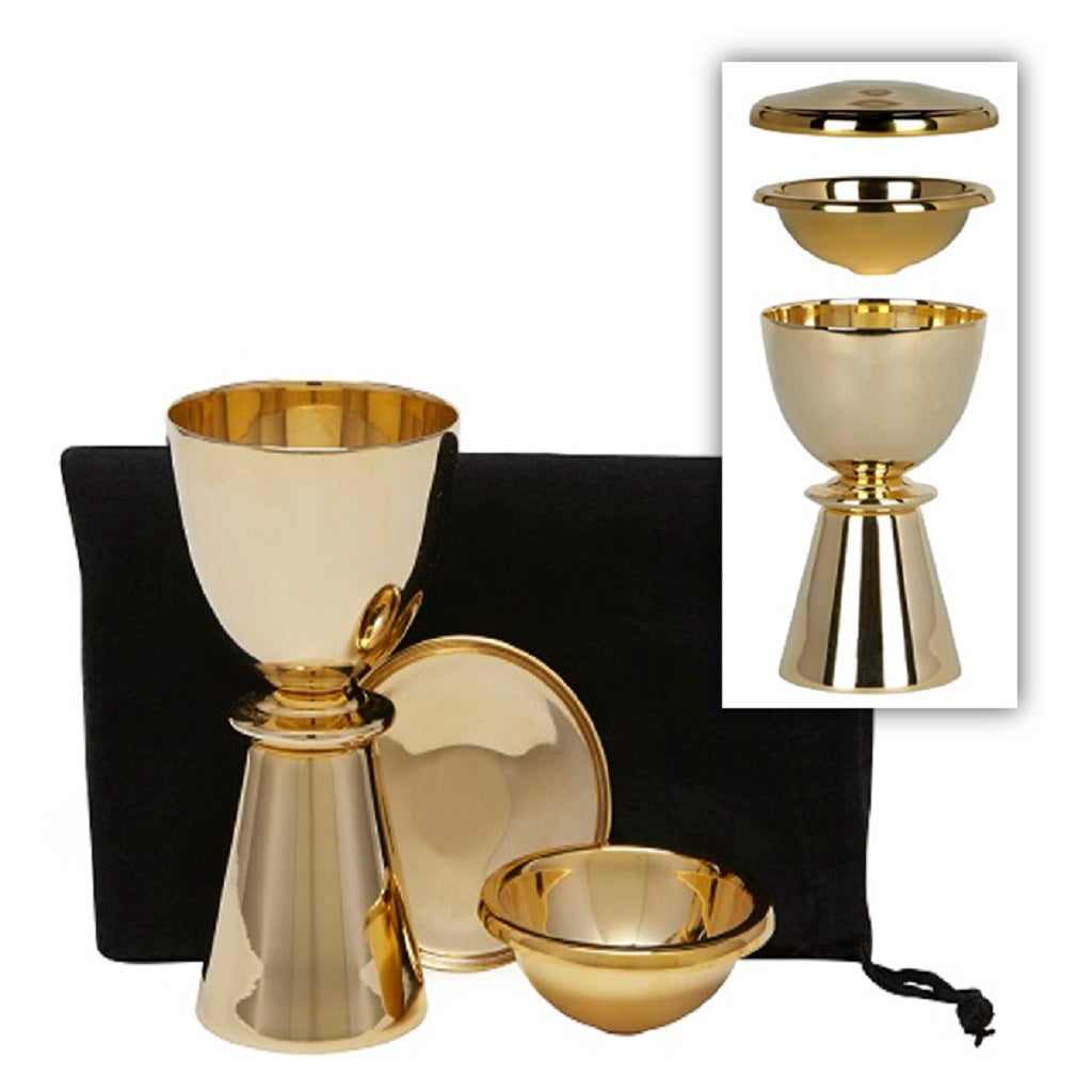 Sudbury Brass Communion Travel Set – Angel Direct Inc